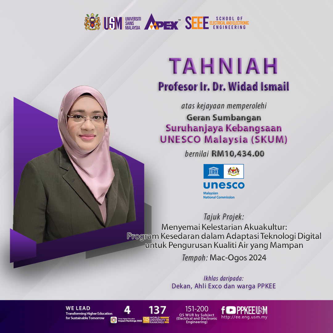 Tahniah Profesor Ir. Dr. Widad Ismail